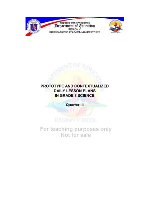 Biodiversity Daily Lesson Plan - Grade 8 Science | PDF