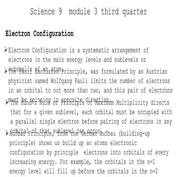 science 9.. chemistry.pptxjbjhjjkjhkjhjkhjkh | PPTX | Chemistry | Science