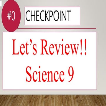 Science 9 Review | PPTX