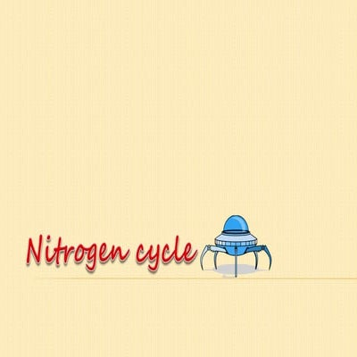 Nitrogen cycle | PPTX