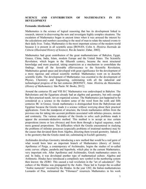 History of Maths | PPTX