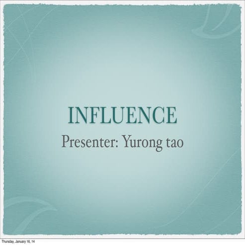 Science and ethics - Influence | PPT