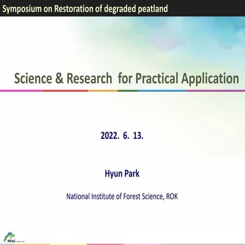 Science and Research for Practical Application | PPT