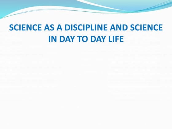 power point on "Science in day to day life" | PPTX | Cooking | Food & Drink
