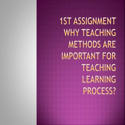 Science assignment | PPT