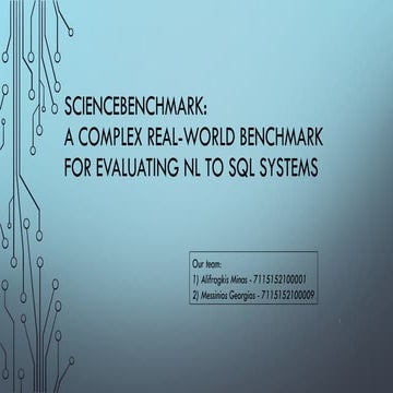 ScienceBenchmark Initial Presentation.pptx
