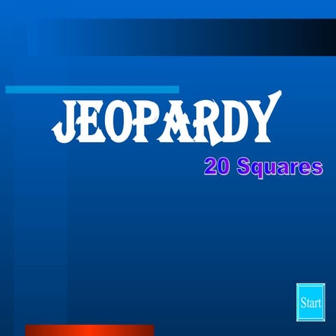 Jeopardy Game Chemistry | PPT