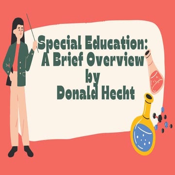 Special Education: A Brief Overview by Donald Hecht | PDF
