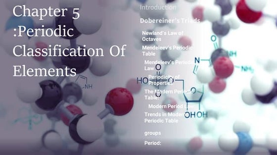 Periodic properties of elements | PPTX | Chemistry | Science