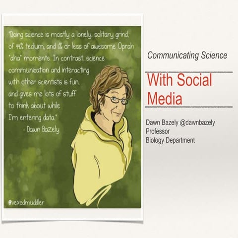 Doing Science Communication with Social Media | PPTX