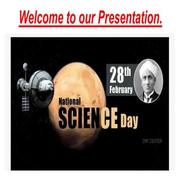 Science Day clubbed eminent scientist ppt | PPTX