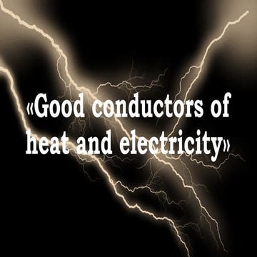 Science demo (Good conductors of heat and electricity).pptx
