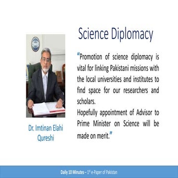 Science Diplomacy | PPTX