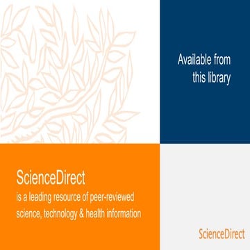 ScienceDirect | PPTX