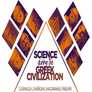 Science during the Greek Civilization | PPTX