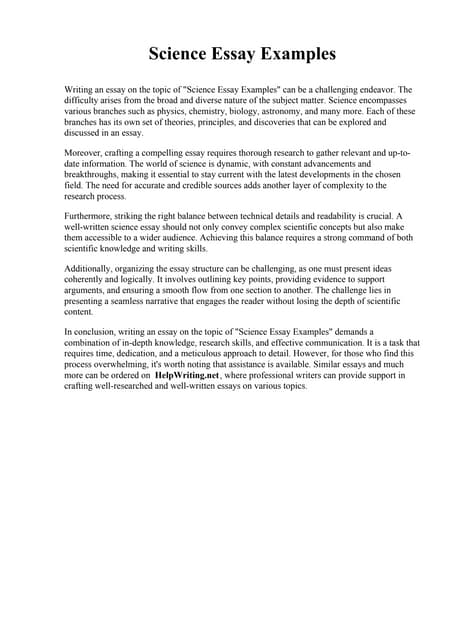 Scientific Essay Sample.pdf