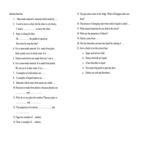 Science Exercise, elementary school.docx