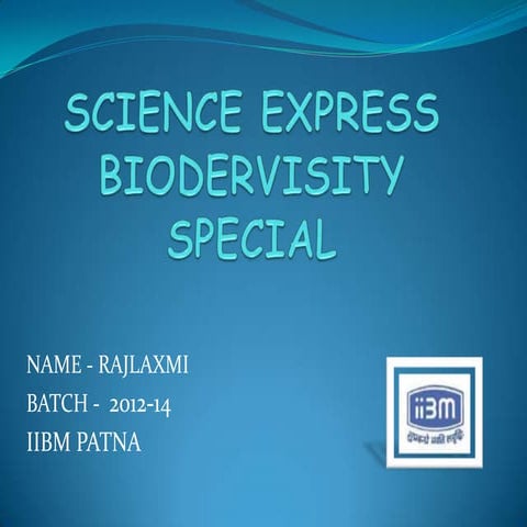 Science express biodervisity special | PPT