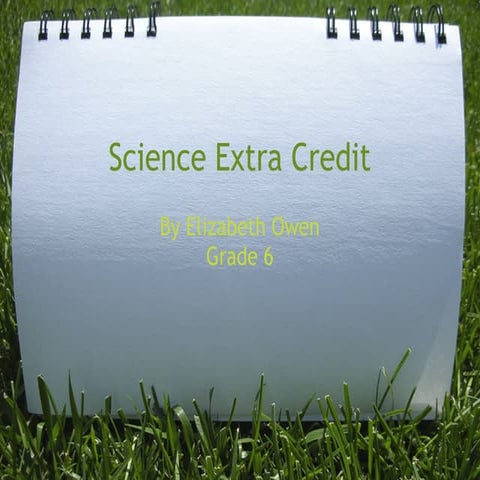 science extra credit | PDF