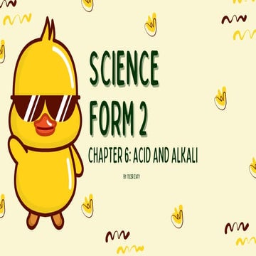 Slide Presentation Science Form 2 Chapter 6 | PDF