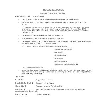 Science Fair Powerpoint | PPTX