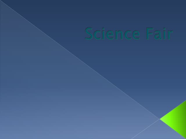Science Fair | Ppt