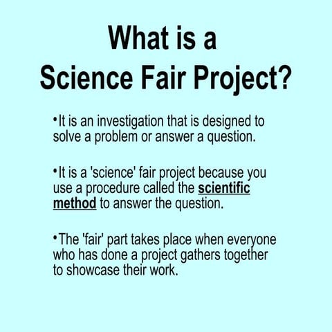 Science fair | PPT