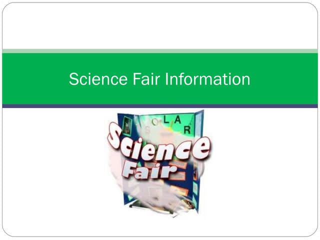 A SCIENCE EXHIBIT GUIDELINES STEP-BY-STEP | PPTX | Educational ...