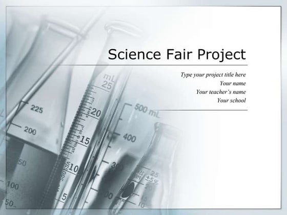 Science Fair Student Slides 20xx-20xx | PPT