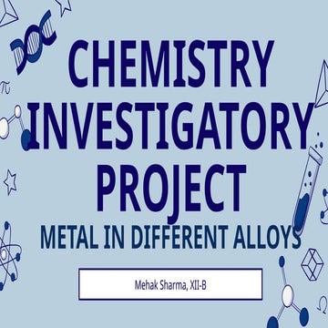 Science Fair Project Proposal for class 12 | PPTX