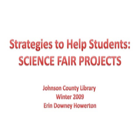 Science Fair Projects | PDF