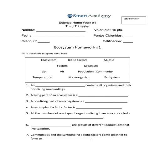 Science home work 1 | PDF