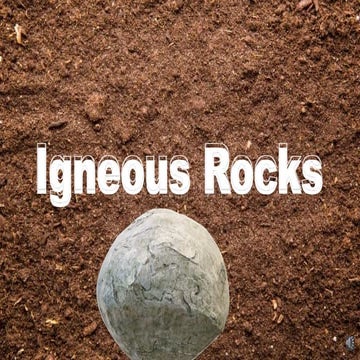 Igneous Rocks PowerPoint Presentation for Science | PPTX