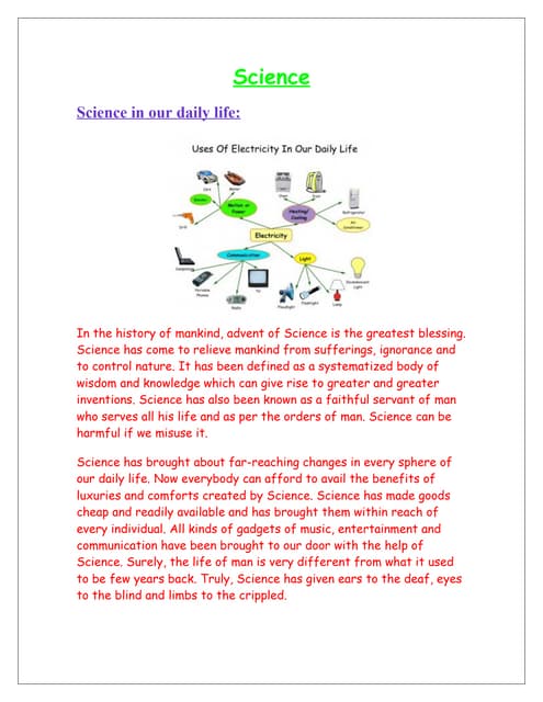 power point on "Science in day to day life" | PPTX | Cooking | Food & Drink