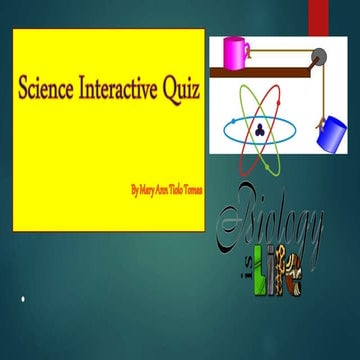 Science interactive quiz | PPTX