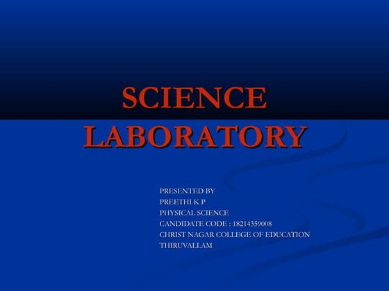 Registers in laboratory | PPTX | Science