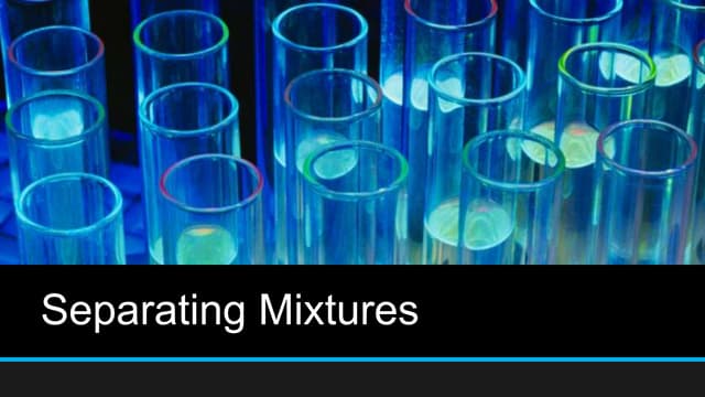 Grade 6 Separating Mixtures | PPT