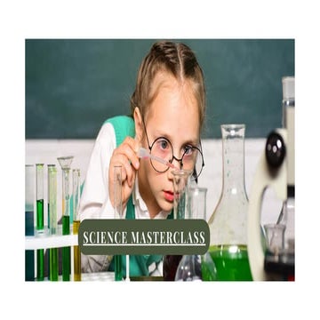 science masterclass | PDF