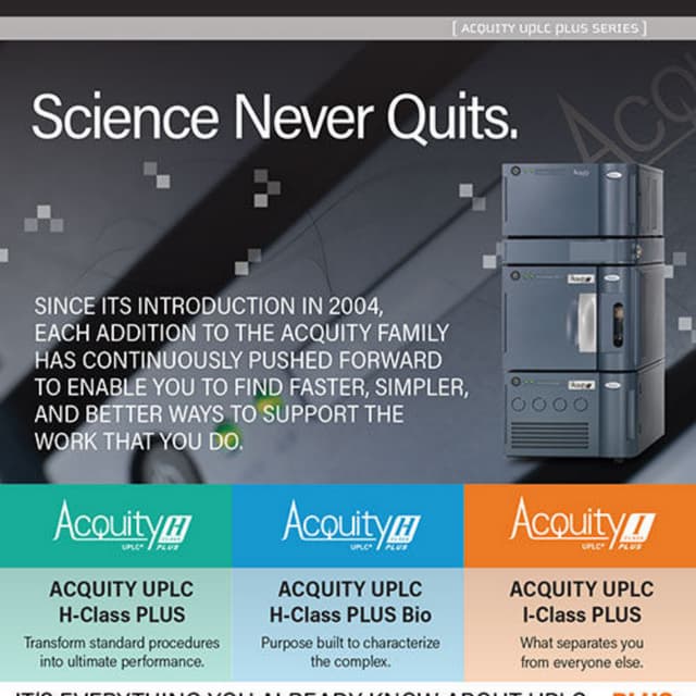 ACQUITY UPLC PLUS Series Infographic | PDF