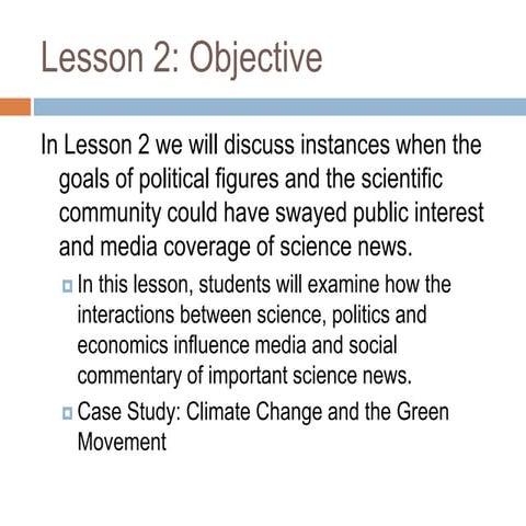 Science news lesson module 1 | PPTX