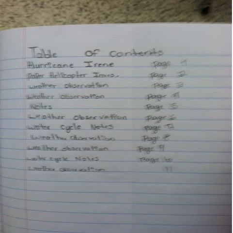 Science notebook example | PPT