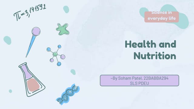 Health and nutrition presentation by Soham Patel.pptx | Free Download Health and nutrition presentation by Soham Patel.pptx | Free Download