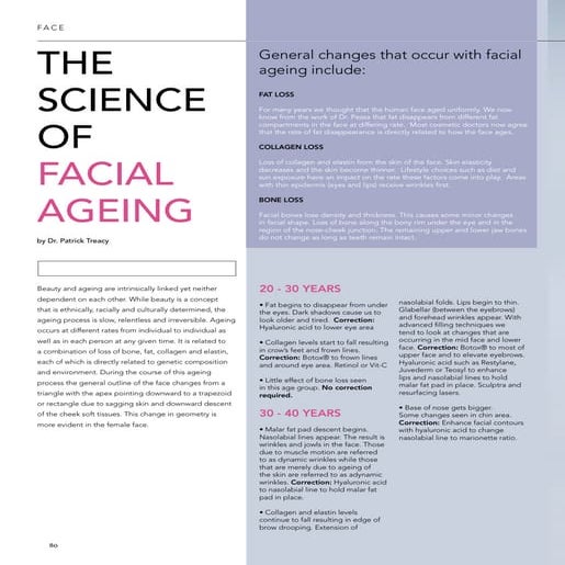 The Science Of Facial Aging | PDF
