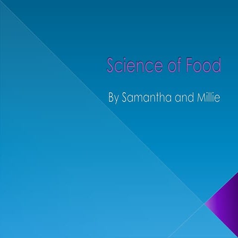 Science of Food | PPT