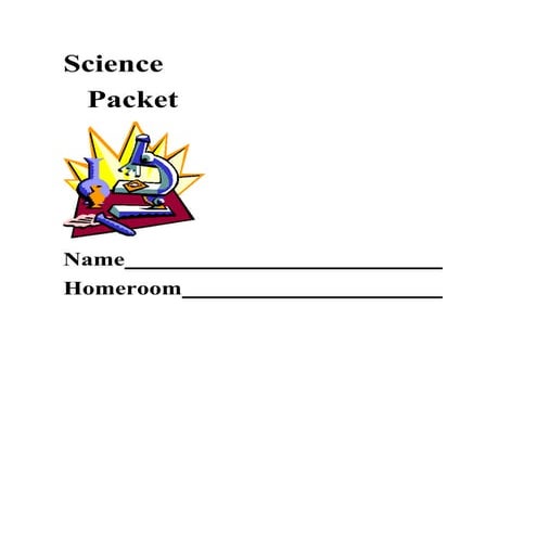 Science packet grade 4 science ijear willis room 112 with study sheets ...
