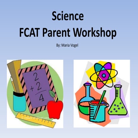 Science Parent Workshop Presentation | PPTX