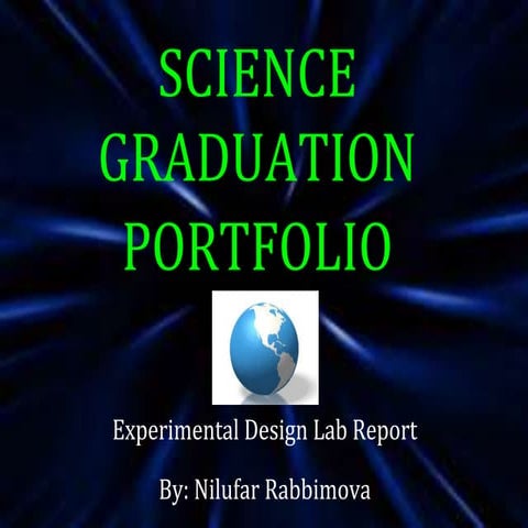 Science Portfolio Presentation - Insulation | PPT