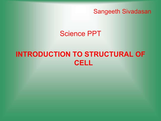 Types of cells | PPTX