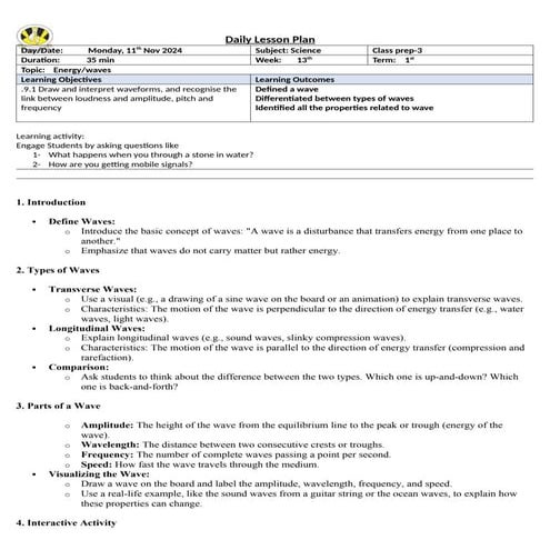 Lesson planning Science prep 3 Week13.docx