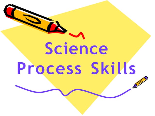 Science Process Skills | PPT